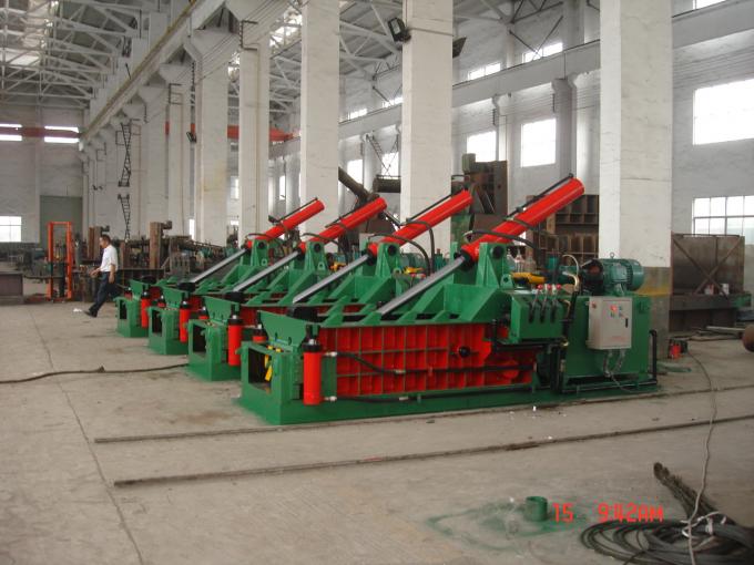 18.5 Kw Iron Scrap Pressing Machine Scrap Metal Chip Compressor Machine